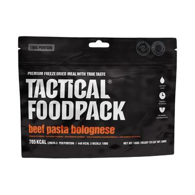 Tactical Foodpack Plat principal Pâtes de bœuf à la bolognaise ...