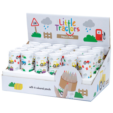 ROOST Crayons de couleur tracteurs PCASE47 12 pcs. | postshop.ch