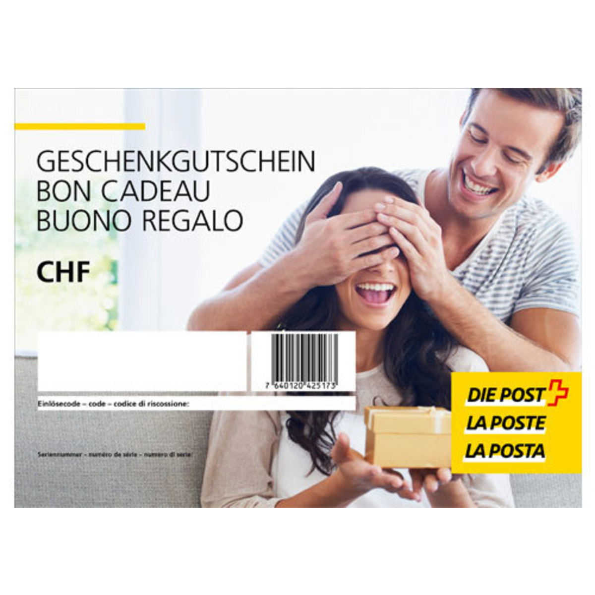 Bon cadeau poste free | postshop.ch